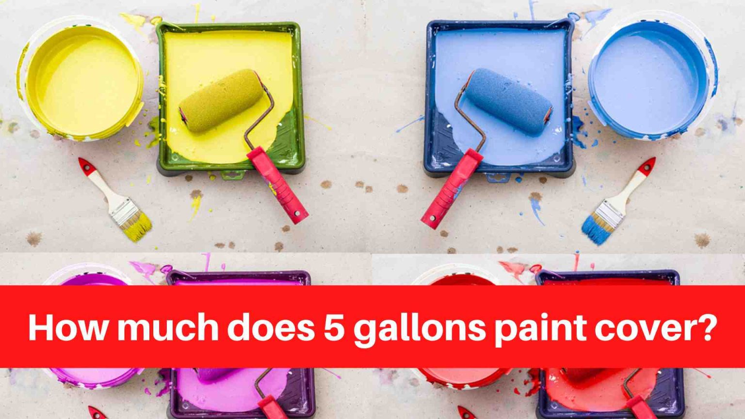 How much does 5 gallons paint cover? - House Painters Edmonton